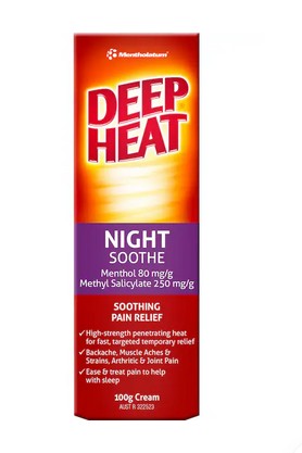 Deep Heat Night Soothe Cream 100g – Maya Supplies